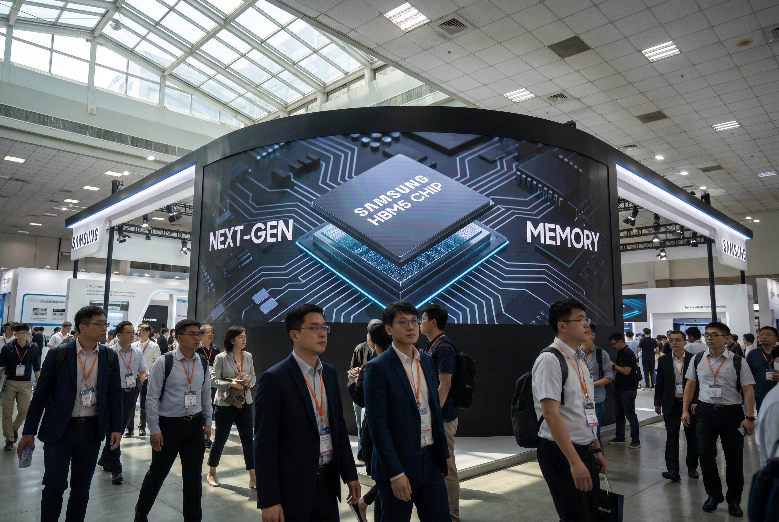 Samsung unveils HBM5 mock-up at Computex, signalling aggressive push ...